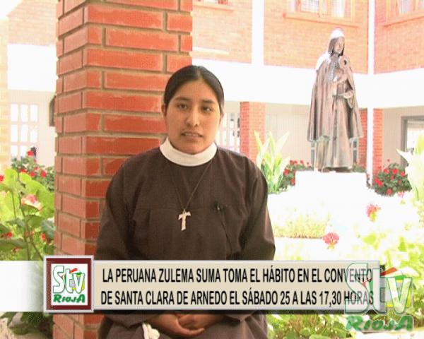 ARNEDO. La peruana Zulema Suma toma el hábito en el Convento de Santa ...